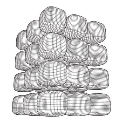wireframe mesh cube stock vector illustration of parallelepiped