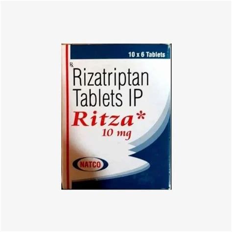 Rizatriptan 10 Mg Tablets For Export Only At ₹ 195stripe In Nagpur Id 11100922097