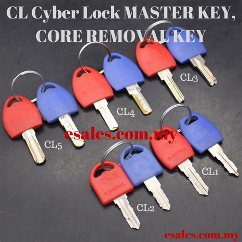 CL Cyber Lock MASTER KEY CL1 K 200 93 PMM6 CL Pepper Spray Malaysia Personal Safety Products