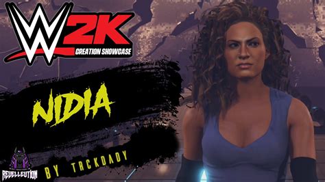 Wwe 2k Creation Showcase Nidia Wwe2k23 Wwe