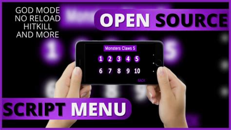 Monsters Claws 5 Script Menu Lua Scripts Gameguardian