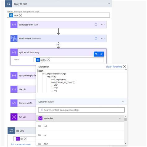 [solved] power automate how to export filtered array list of urls