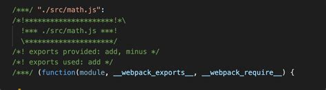 配置 Tree Shaking Hello Webpack