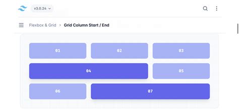 fix documentation example for grid start end by stefanwallin · pull request 1275 · tailwindlabs