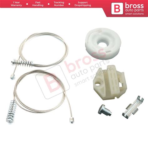 Bross 자동차 부품 전기 파워 윈도우 레귤레이터 수리 키트 오펠 복스홀 홀든 아스트라 G용 후면 왼쪽 또는 오른쪽 도어