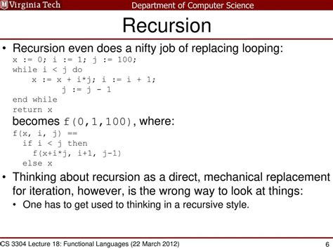 cs 3304 comparative languages ppt download