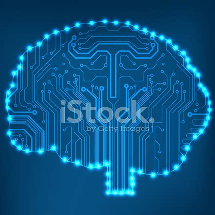 Circuit Board Computer Brain Vector Illustration Stock Photo Royalty Free Images FreeImages