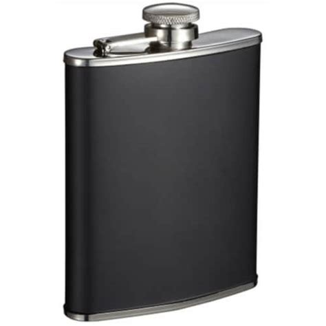 Visol Vf1307 Visol Rook Matte Black Flask For Groomsmen T 6 Oz 1 Kroger