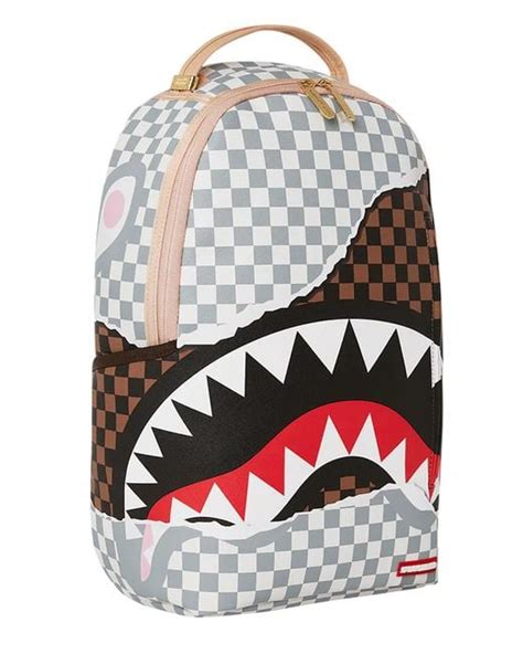 Sprayground Tearaway Backpack In Grey For Men Lyst Uk