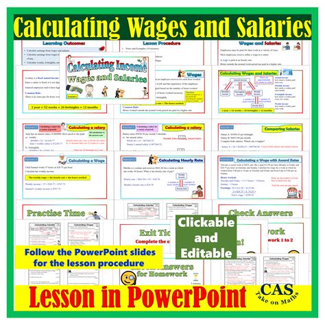 Financial Maths Calculating Wages And Salaries Workbook Exit