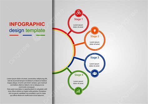 Workflow Infographic Vector Hd Png Images Infographic Template For Use In Illustrating A