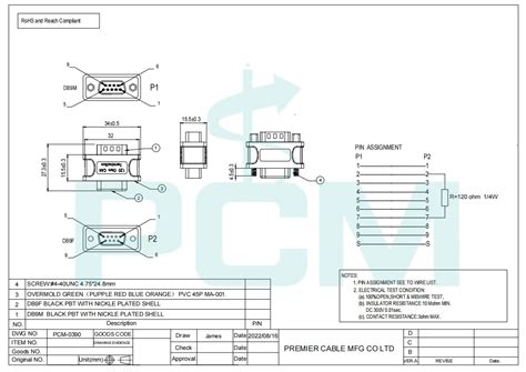 Terminal Resistor Adapter Can Bus D Sub 9 Pin 120 Ohm Resistor Female