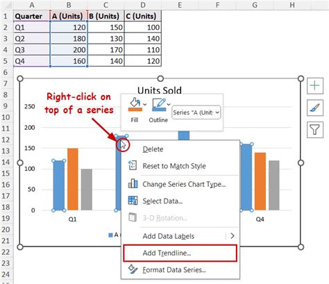 How To Add Multiple Trendlines In Excel Single And Different Series
