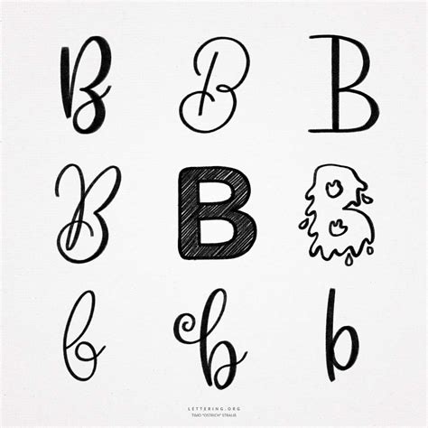 Cool Letter B Font