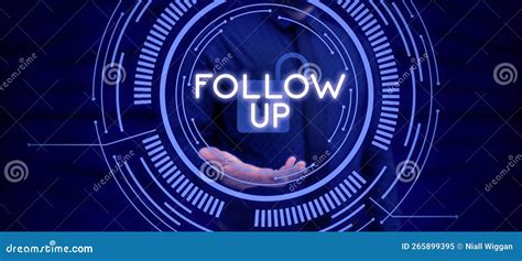 Handwriting Text Follow Up Word Written On Additional Info Or Any Activity That Needs To Check