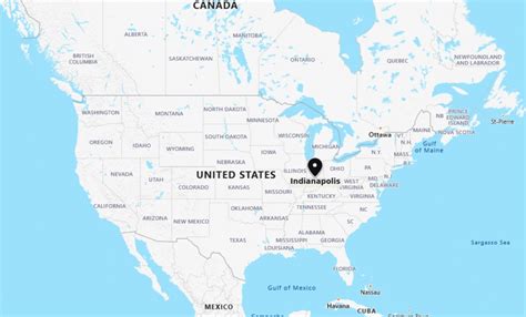 Where Is Indianapolis Indiana Indianapolis On Us Map