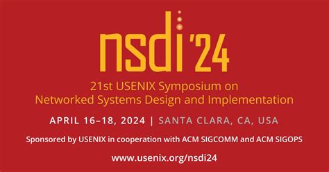 Usenix Association On Linkedin Today Is The Day Abstract For The 21st Usenix Symposium On