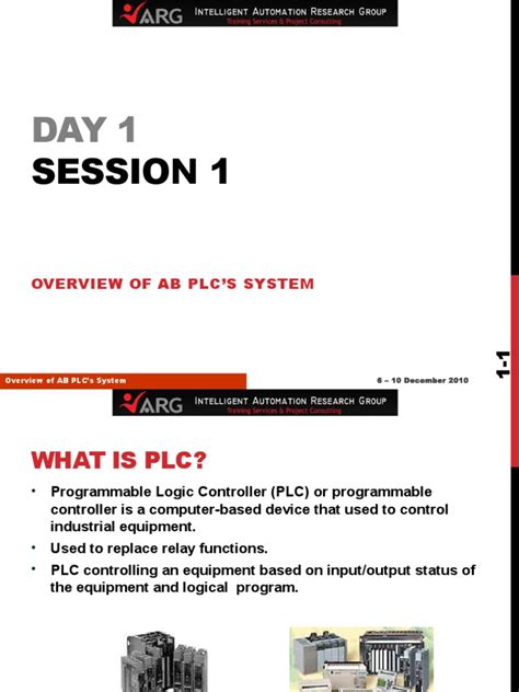 01 overview of plc system pdf programmable logic controller input