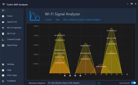 Turbo Wifi Analyzer Product Help File