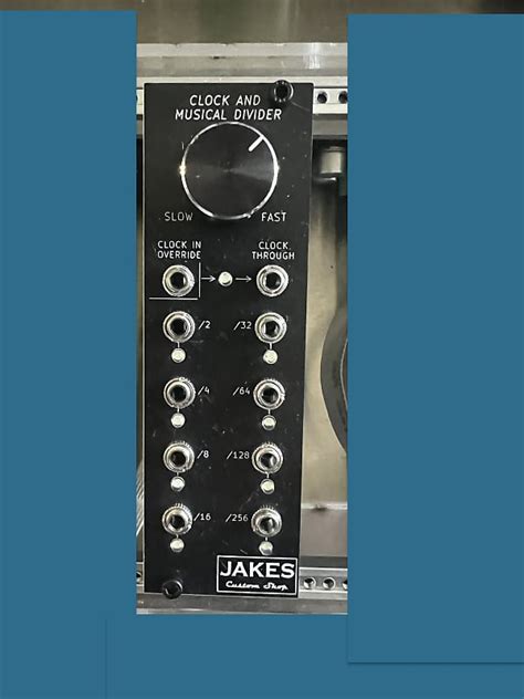 Jakes Custom Shop Clock And Divider Eurorack Module 2010s Reverb