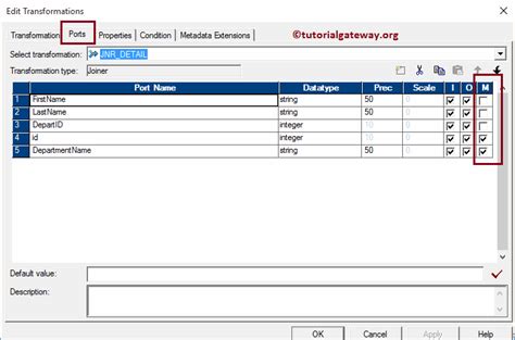 Detail Outer Join In Informatica