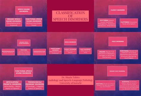 Classification Of Speech Disorders Infographic Pdf