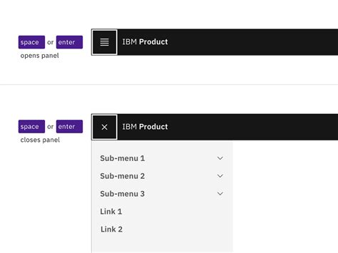 Ui Shell Left Panel Carbon Design System