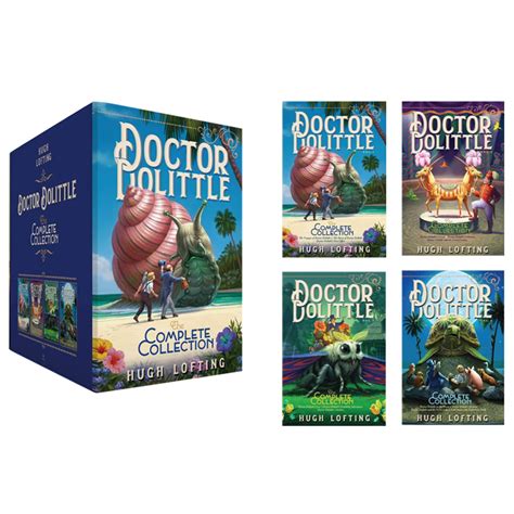 多力特的奇幻冒险 4册全集套装英文原版 Doctor Dolittle怪医杜立德 Hugh Lofting小罗伯特唐尼2020奇幻喜剧电影原著