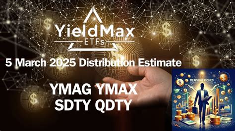 Yieldmax Ymax Ymag Qdty Sdty 5 March 2025 Distribution Estimate Youtube
