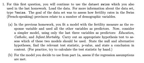 Solved Please Answer In Full And Clear Details Please Use R