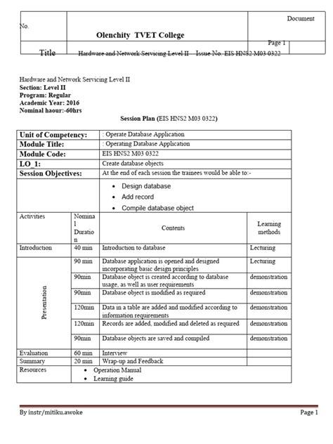 operate database pdf