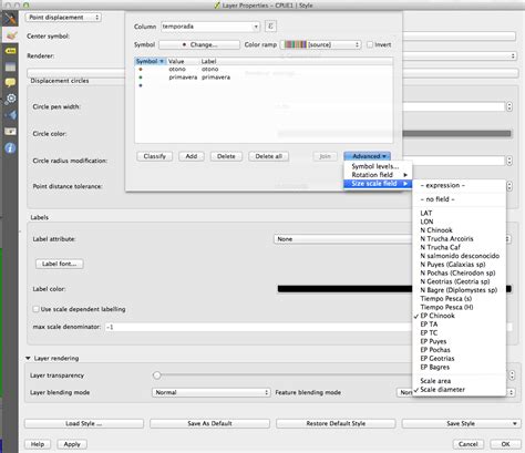 Styling Point Displacement For 2 Variables Qgis Geographic