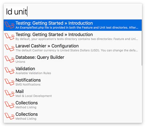 Laravel Docs Packal