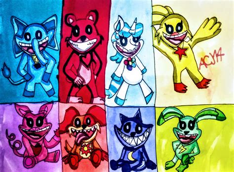 Smiling Critters By Anacarojim14 On Deviantart