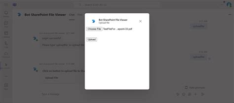 Bot With Sharepoint File To View In Teams File Viewer Code Samples Microsoft Learn