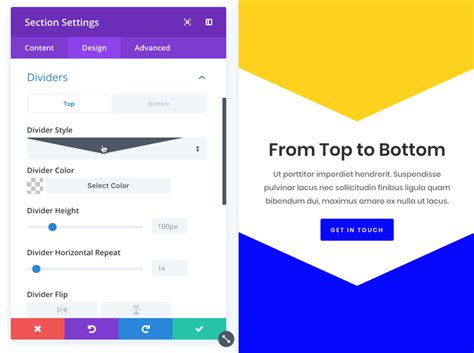 Divi Feature Update Introducing Shape Dividers For Divi Sections Ask The Egghead Inc