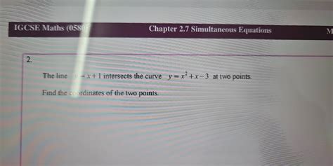 solved igcse maths 058 chapter 2 7 simultaneous equations m 2 the