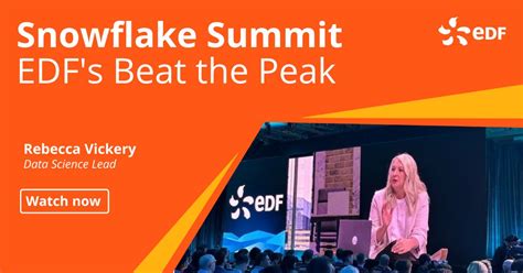 Edf Data And Tech On Linkedin Snowflakesummit23 Snowflake Data Datascience Technology