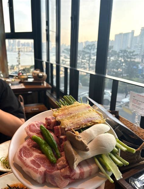 광안리맛집 오션뷰에서 먹는 광안리삼겹살맛집 산적화로구이 다녀온 솔직후기 네이버 블로그