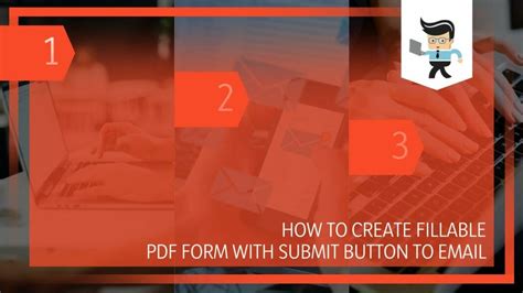 how to create fillable pdf form with submit button to email