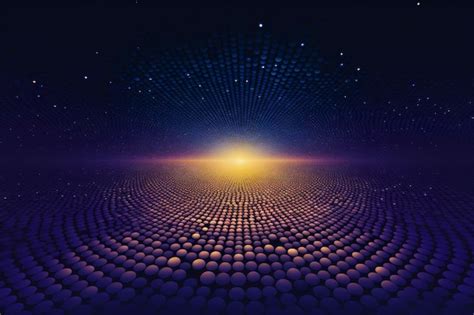 Abstract Purple Background In Dot Matrix Pattern Premium Ai Generated