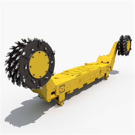 coal mining machine 3d model max fbx