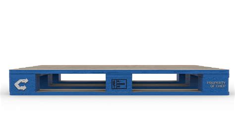Chep Branded Eur Pallet 3d Model Cgtrader