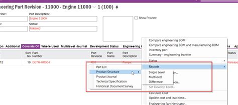 Compare Engineering Part Revision Consists Of IFS Community
