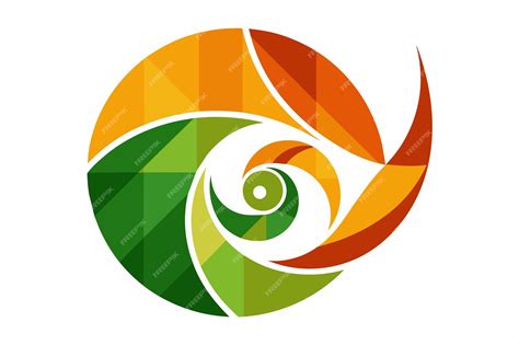 Premium Vector Abstract Logo Inspired By The Fibonacci Sequence