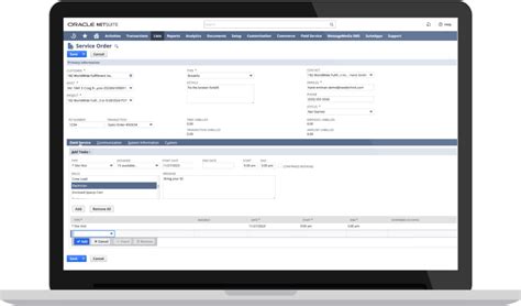 Netsuite Field Service Management Scheduling And Dispatch Netsuite