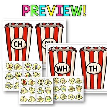 Digraph Words Word Sort Activities SOR By Olivia Ginder TPT