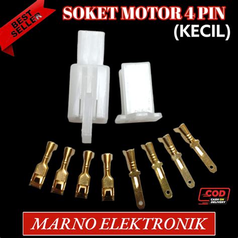 Jual Soket Motor 4 Pin Kecil Socket 4pin Asli Original Ori Shopee Indonesia