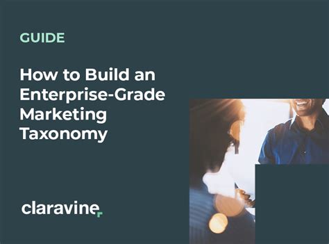 Build A Marketing Taxonomy Claravine
