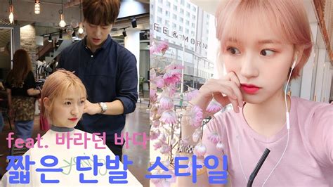 여자머리 짧은 단발머리 스타일 Feat 바라던 바다 Youtube